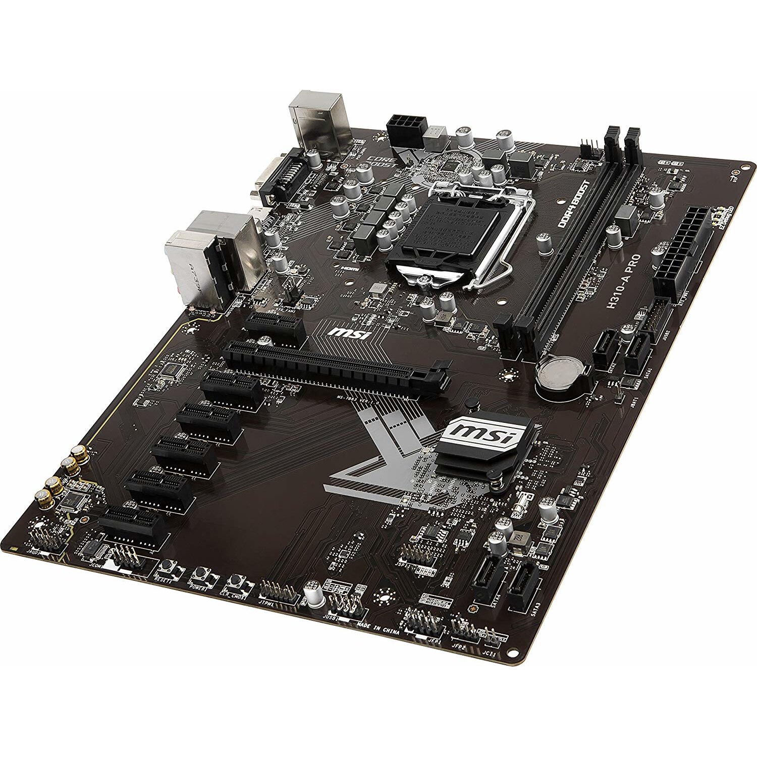 Дънна платка MSI H310-A PRO, Socket 1151 - eMAG.bg