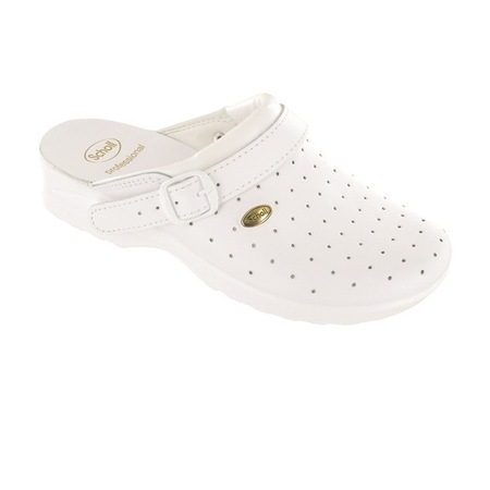 Saboti Scholl Clog Racy alb 40 - eMAG.ro