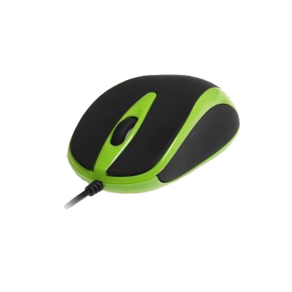 Mouse Optic Media-Tech 3 Butoane, Scroll, 800 dpi, USB, Verde - eMAG.ro