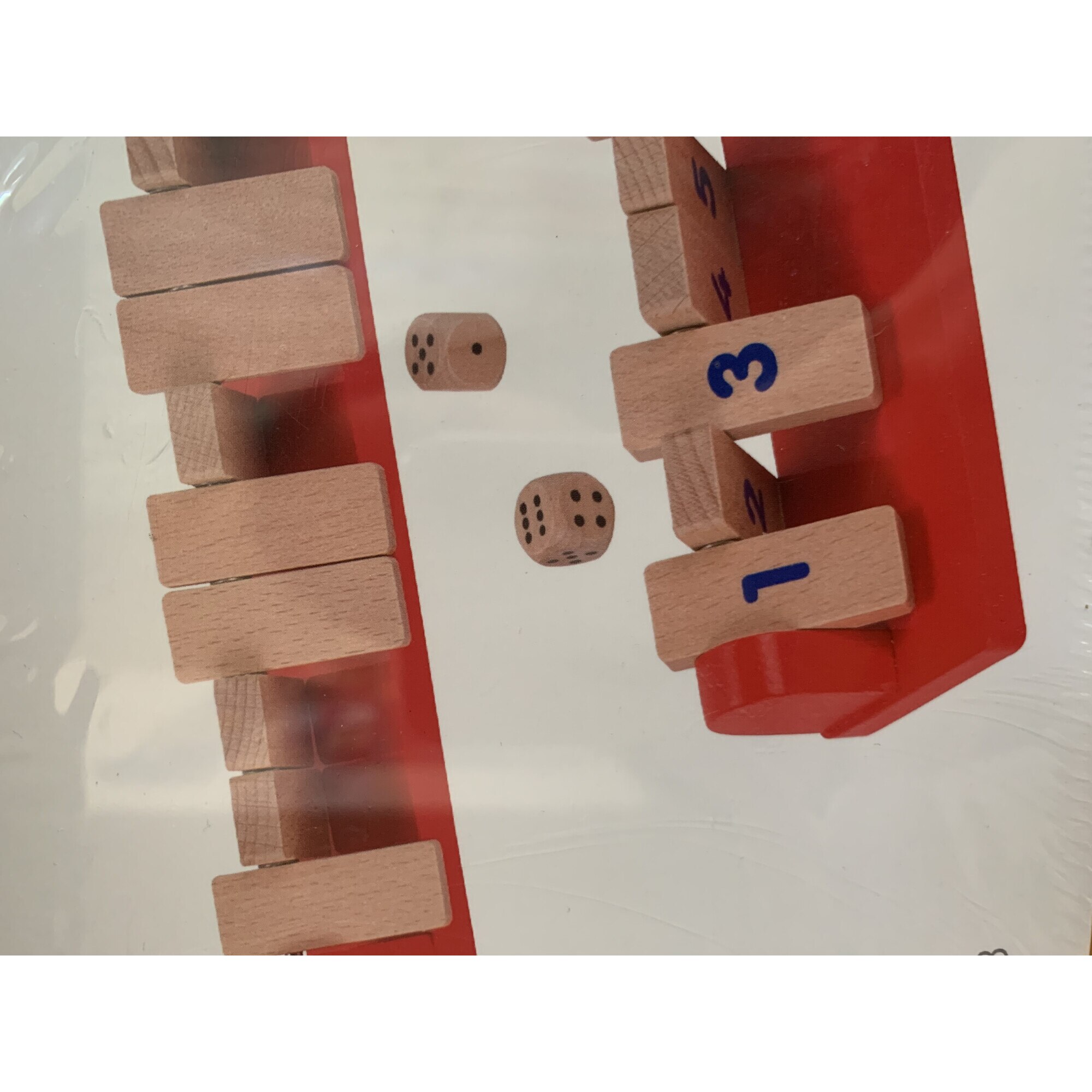 Joc Shut the box, lemn, pentru 2 jucatori, 6 ani + - eMAG.ro