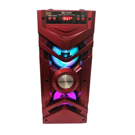 Boxa bluetooth, cu radio FM, display LED, rosie, YTG-191 - eMAG.ro