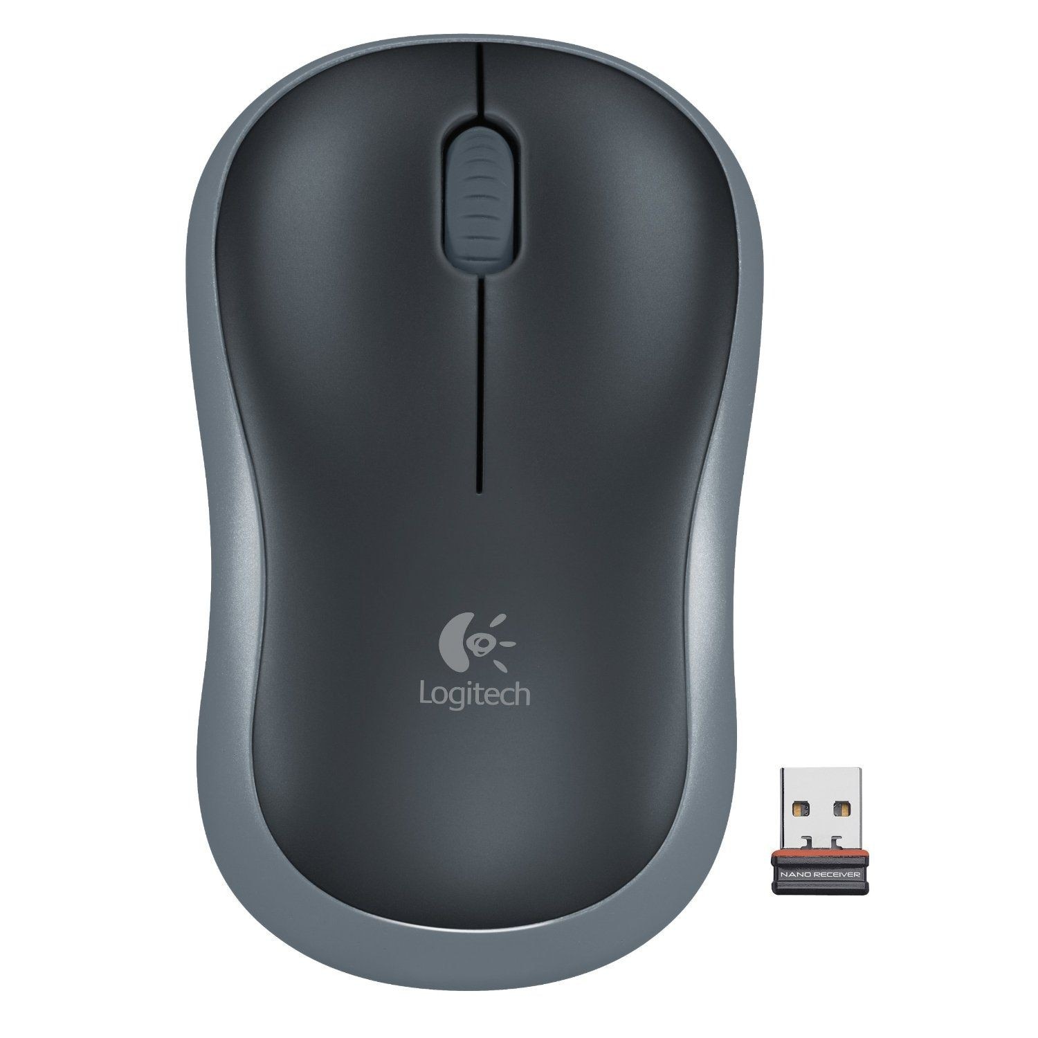 Mouse optic fara fir, Logitech, M185, Gri - eMAG.ro
