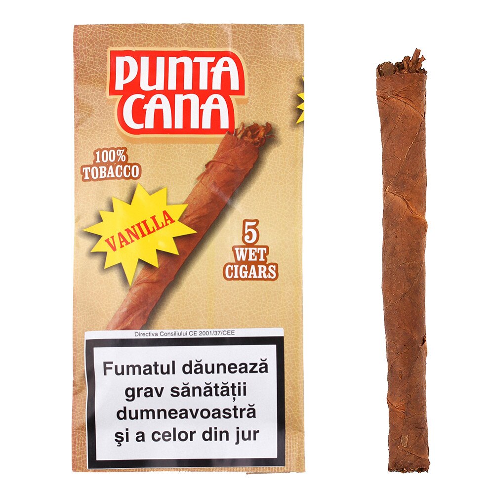 Tigari de foi Punta Cana Blonde - 5 tigari umede - eMAG.ro