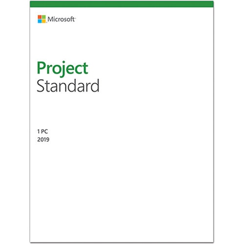 Microsoft Project Standard 2019 32-64-bit English Medialess Retail 076 ...