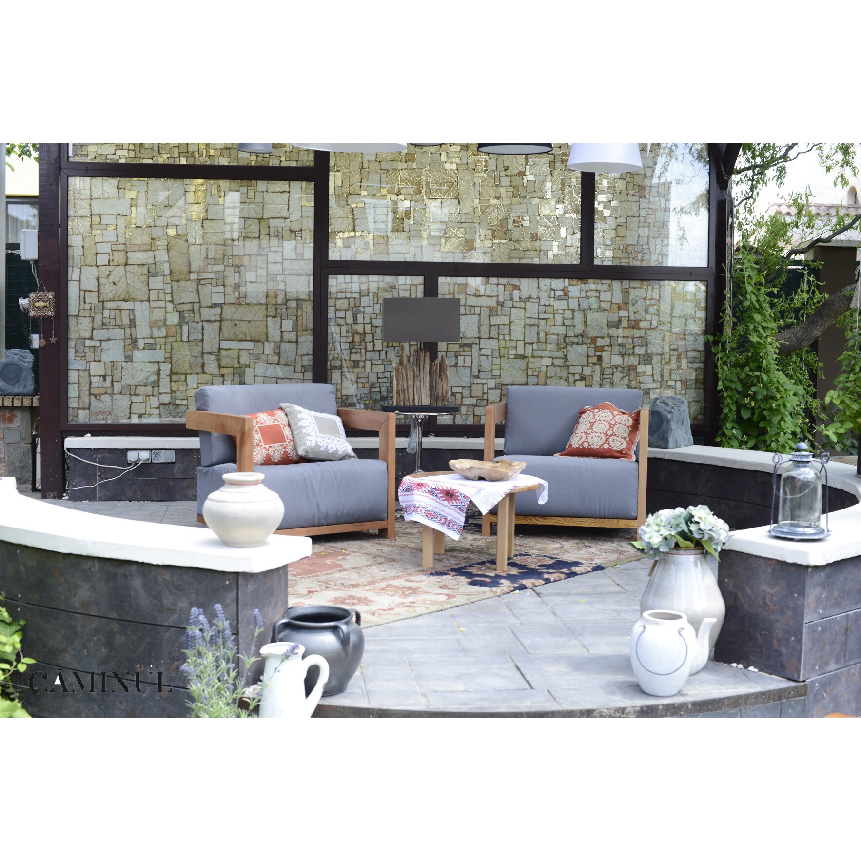 Fotoliu terasa gradina culoare nature - eMAG.ro