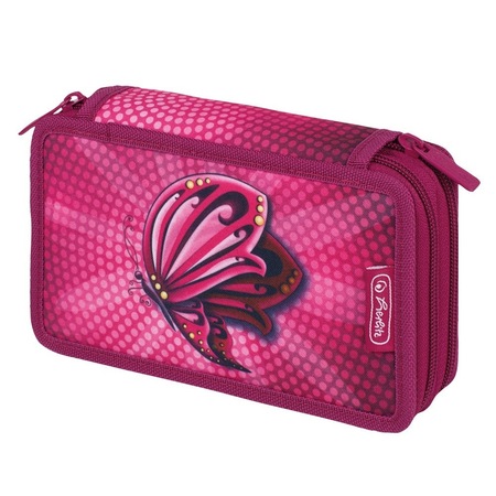 Penar Herlitz echipat dublu (2 compartimente) cu 23 piese Smart Girls ...