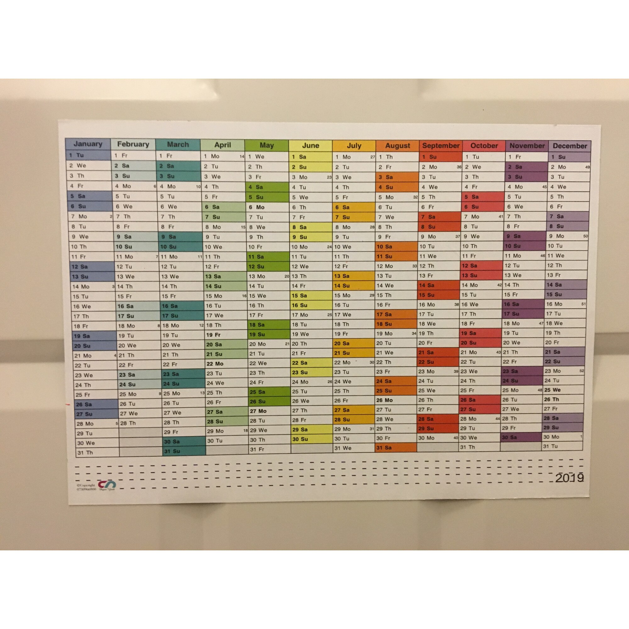 Calendar Planner Magnetic Anual En 300/230 - eMAG.ro
