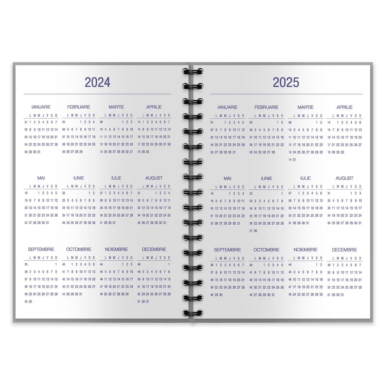 Agenda A5 nedatata, coperta carton model Vintage M12 - eMAG.ro