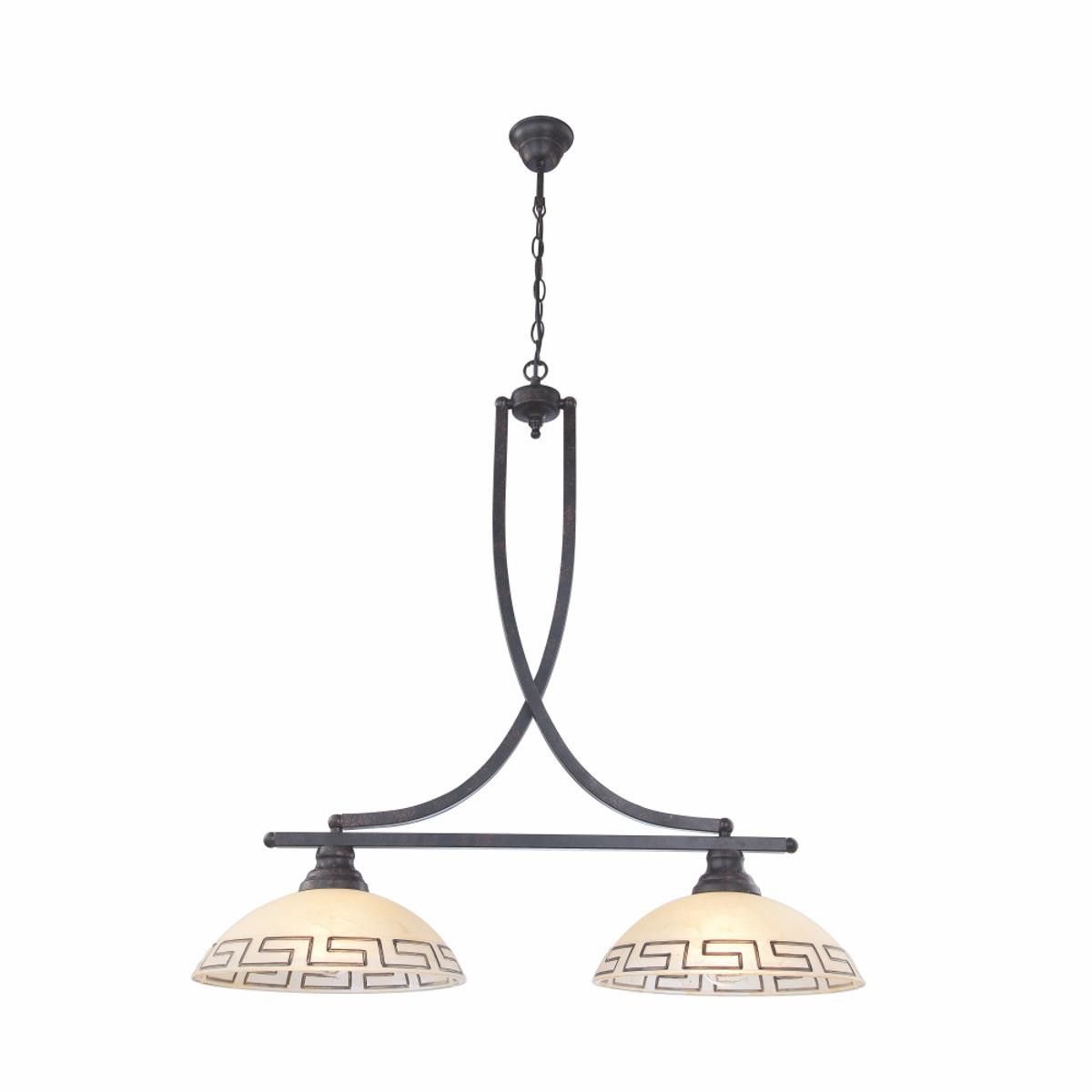 Lustra clasica 2 becuri E27 Rustica 6884-2 Globo - eMAG.ro