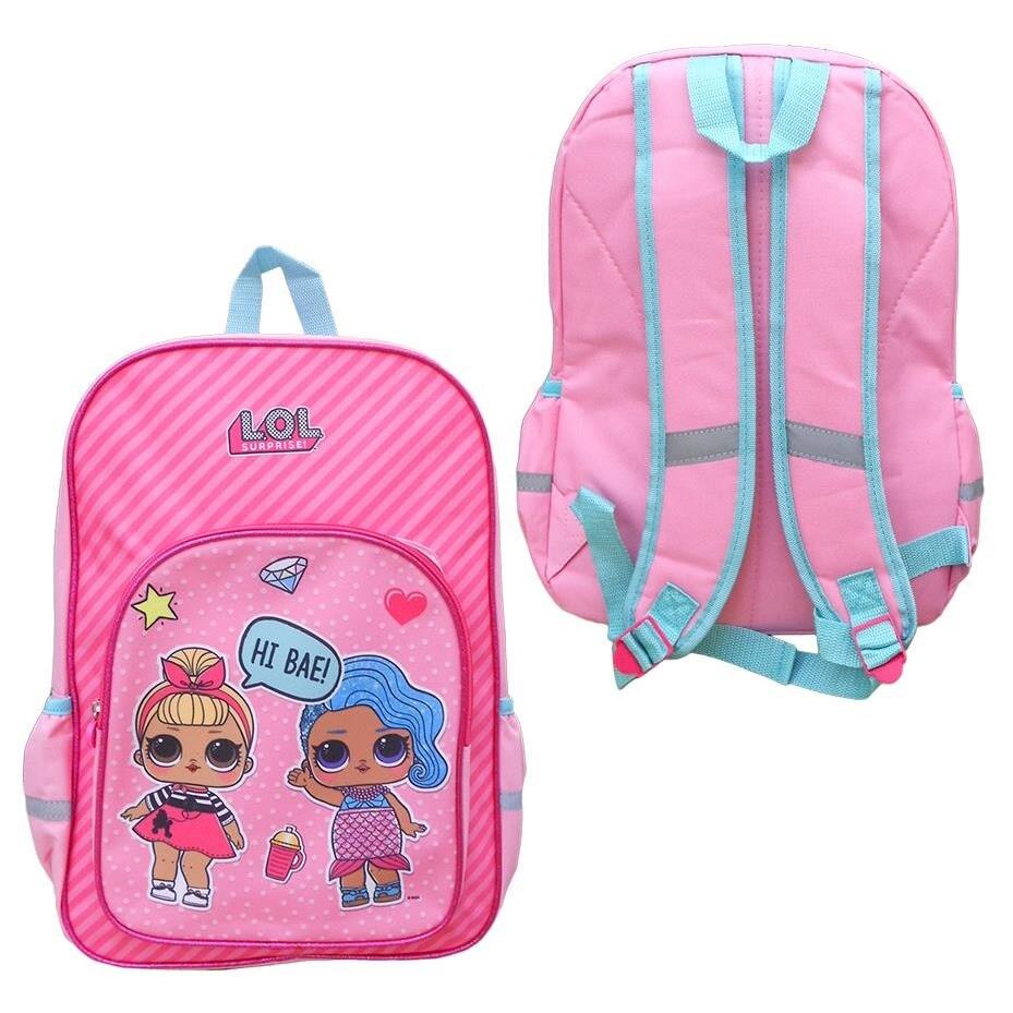 Ghiozdan scoala LOL surprise roz 42cm - eMAG.ro