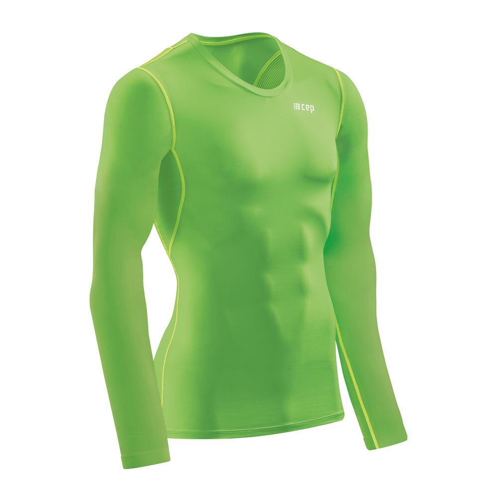Tricou de Compresie Cep Wingtech, Maneci Lungi, Barbati, Verde, S - eMAG.ro
