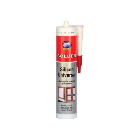 Silicon universal Golden transparent 280ml - eMAG.ro