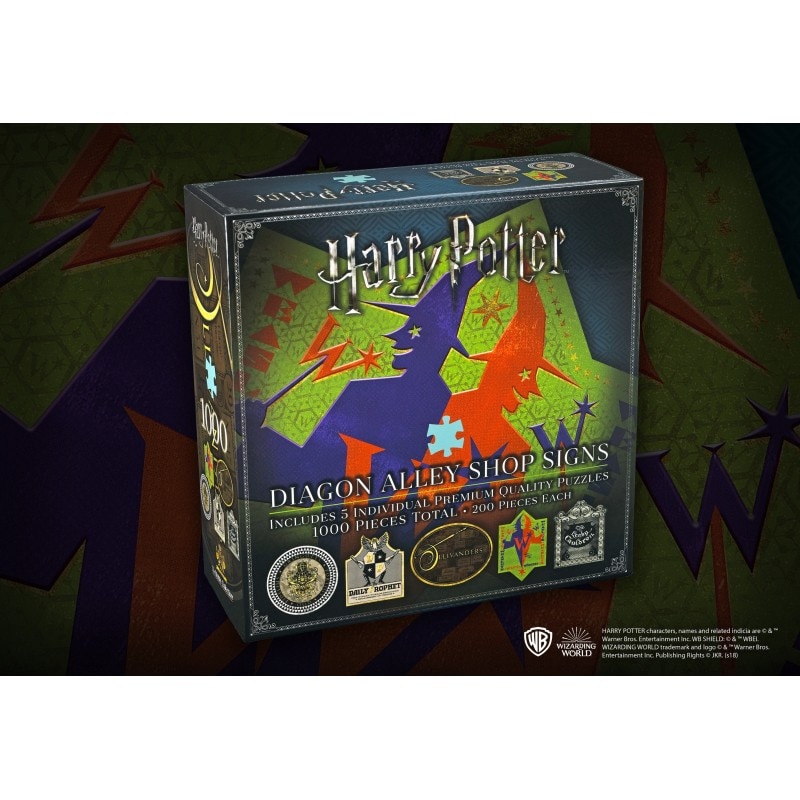 Пъзел Хари Потър Diagon Alley Shop Signs 5 x 200 части - eMAG.bg