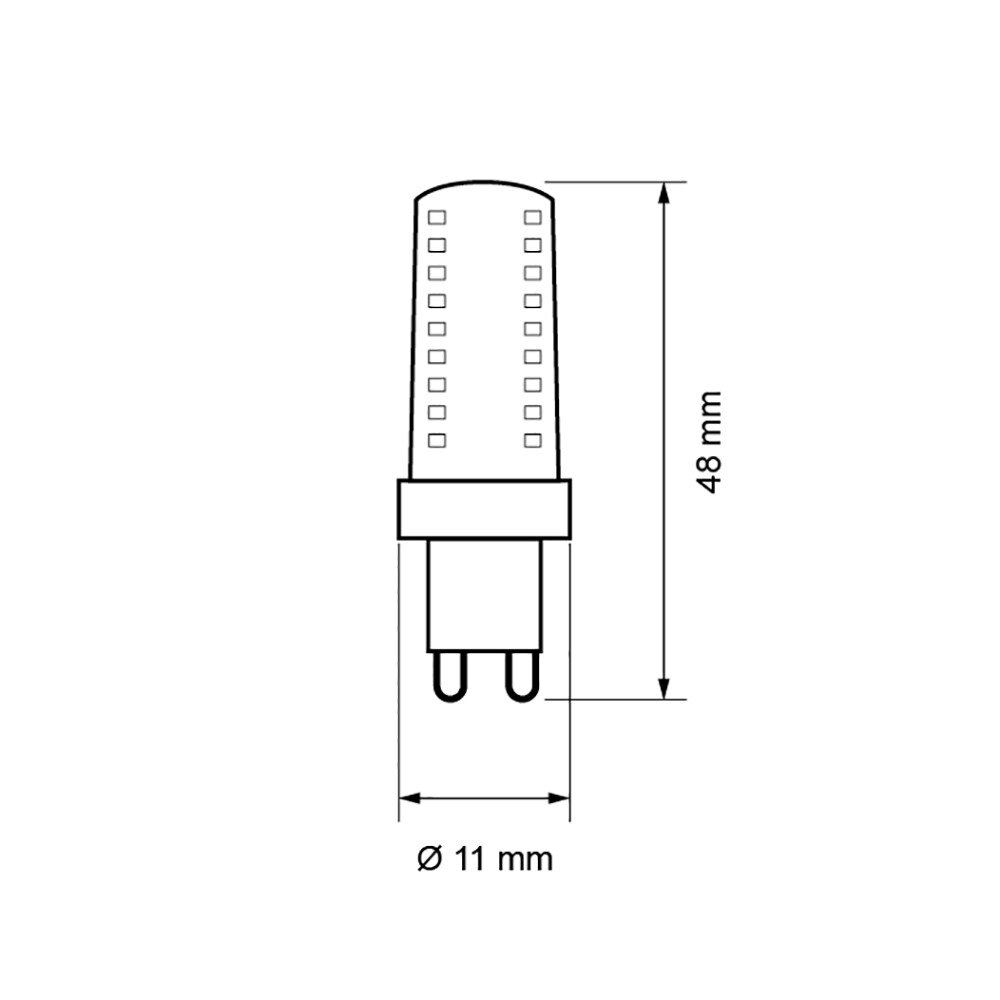 Bec LED UltraLux, G9, 2W, 2700K lumina calda - eMAG.ro