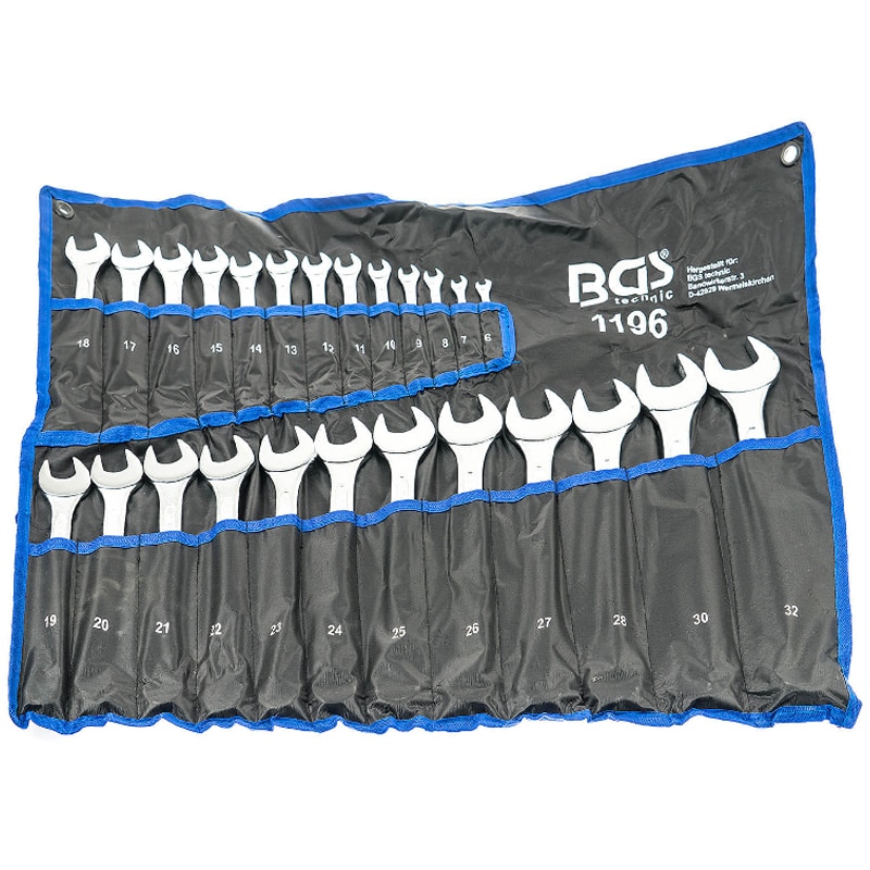 Set 25 Chei combinate, 6-32 mm, etui, BGS - eMAG.ro