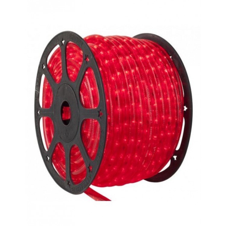 Furtun luminos cu Led rosu 100M + Statie - eMAG.ro