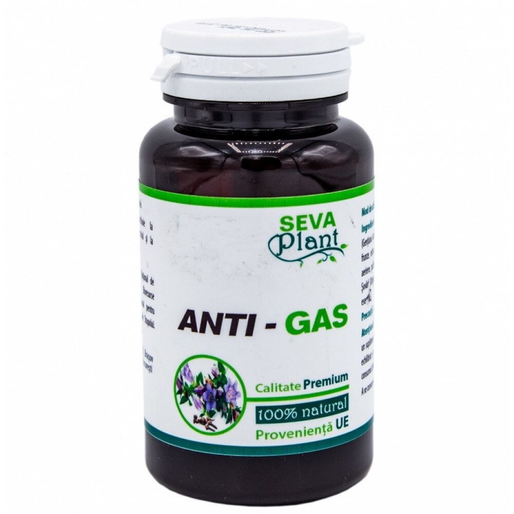 Anti-Gas (AntiBalonare) 60 capsule vegetale, Seva Plant - eMAG.ro