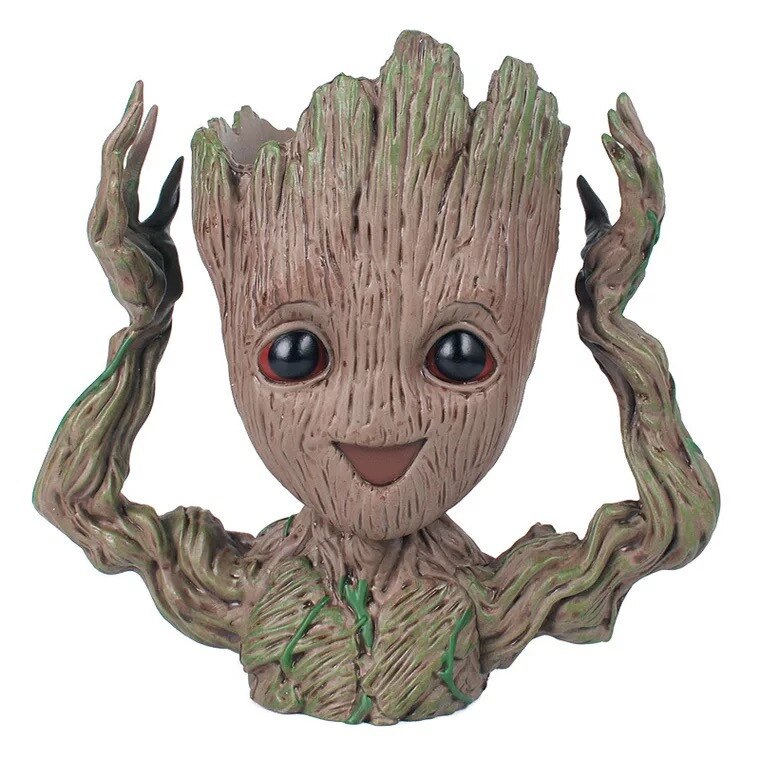 Figurina BABY GROOT din material plastic - modelul 4 - eMAG.ro