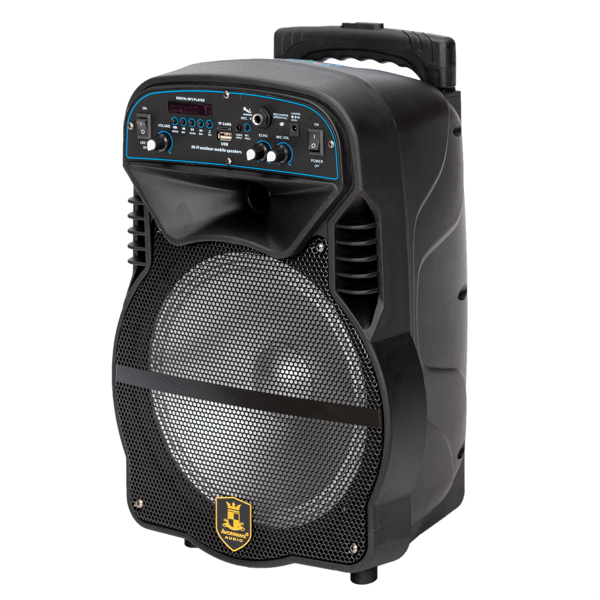 Активен преносим високоговорител Troller Type 8", CH-1012 с микрофон ...