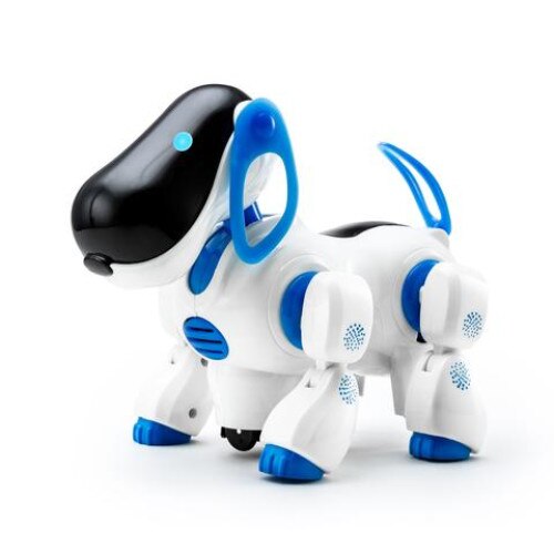 Robot/Catel Smart interactiv, cu sunete si lumini, FAMILY PET, 17 cm ...