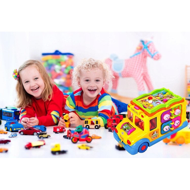 Jucarie Interactiva Idl Crazy School Bus, jocuri de lumini, diverse ...