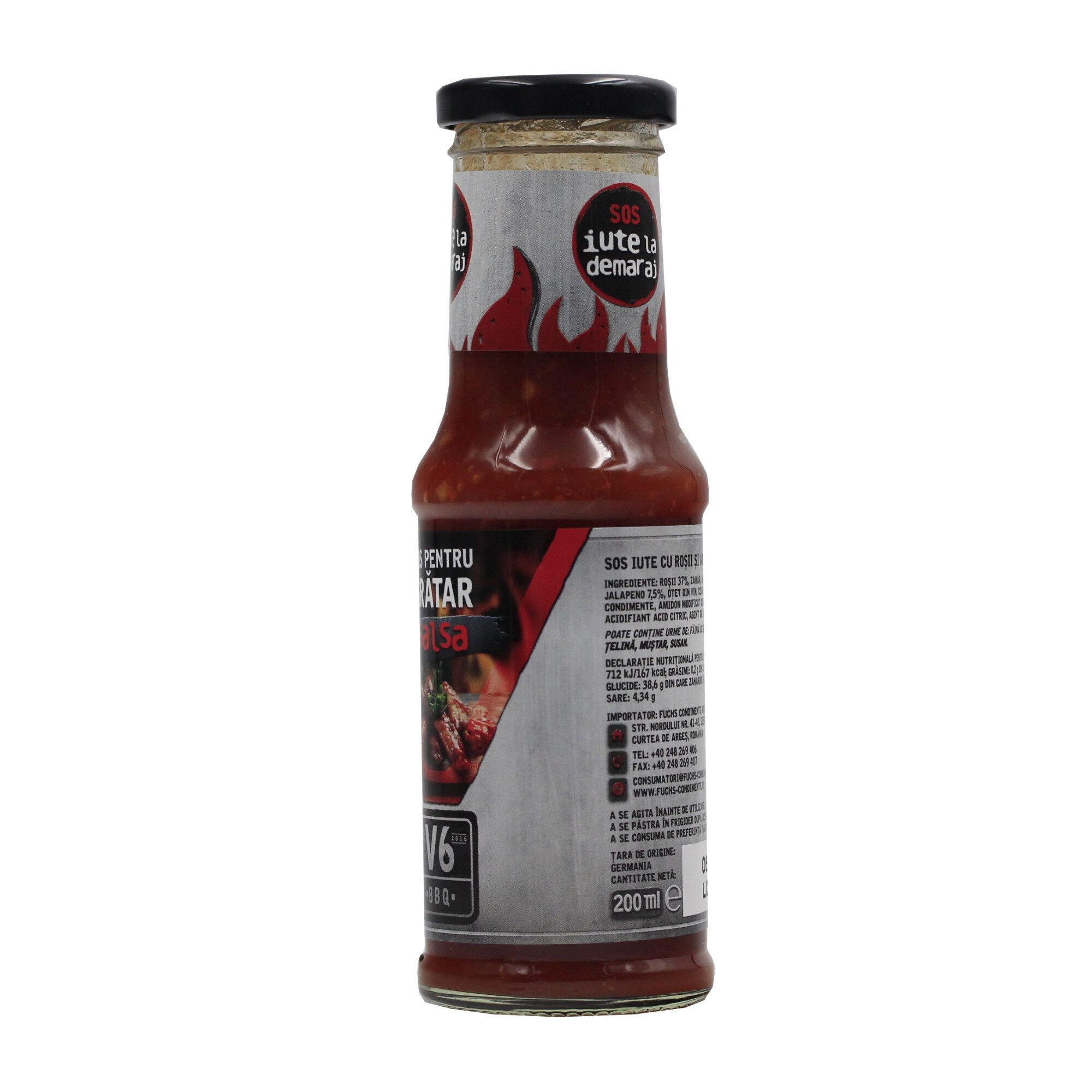 Sos barbeque Salsa, V6BBQ, 200 ml - eMAG.ro