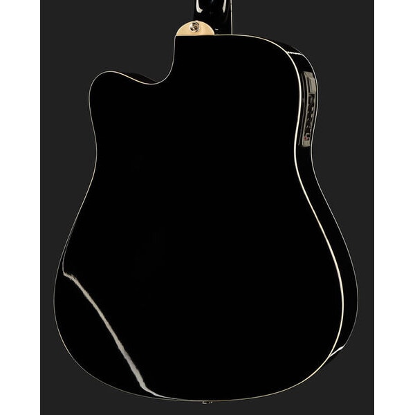 Chitara, Harley Benton, Neagra, Electro Acustica, D-120CE BK - eMAG.ro