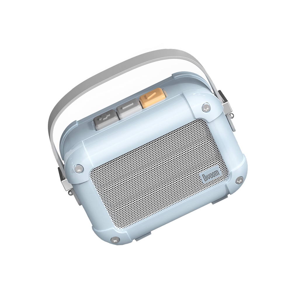 Boxa Portabila Macchiato coffee Vintage by Divoom - 6W, Albastru - eMAG.ro