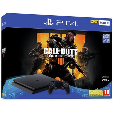 Consola Sony PS4 500GB Console & Call of Duty: Black Ops 4 Bundle +Joc ...