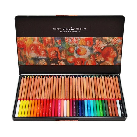 Set 36 de creioane colorate Renoir Marco - eMAG.ro