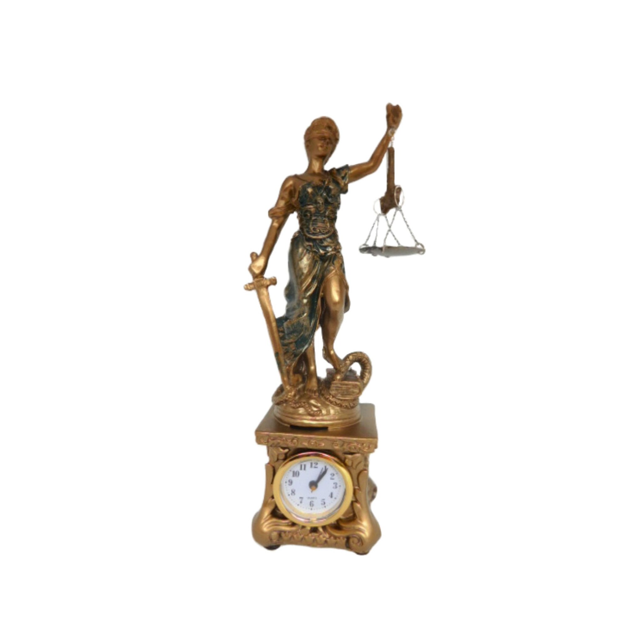 Ceas Statueta Justitiei 27 cm - eMAG.ro