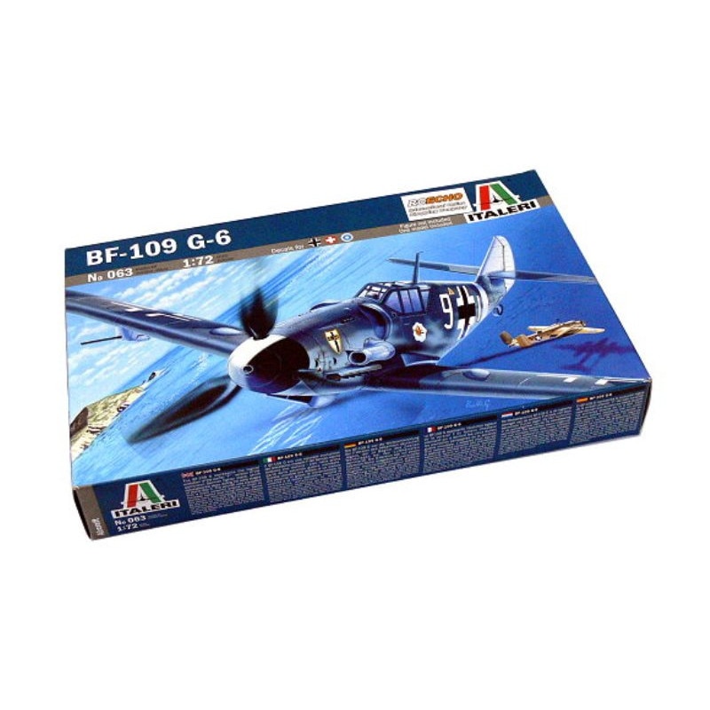 Macheta aeromodele Italeri Messerschmitt BF-109 G-6 1:72 ITA 0063 - eMAG.ro