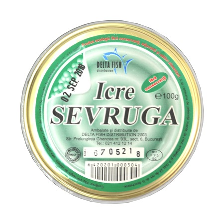 Icre Negre Caviar Sevruga, Delta Fish, 100g - eMAG.ro