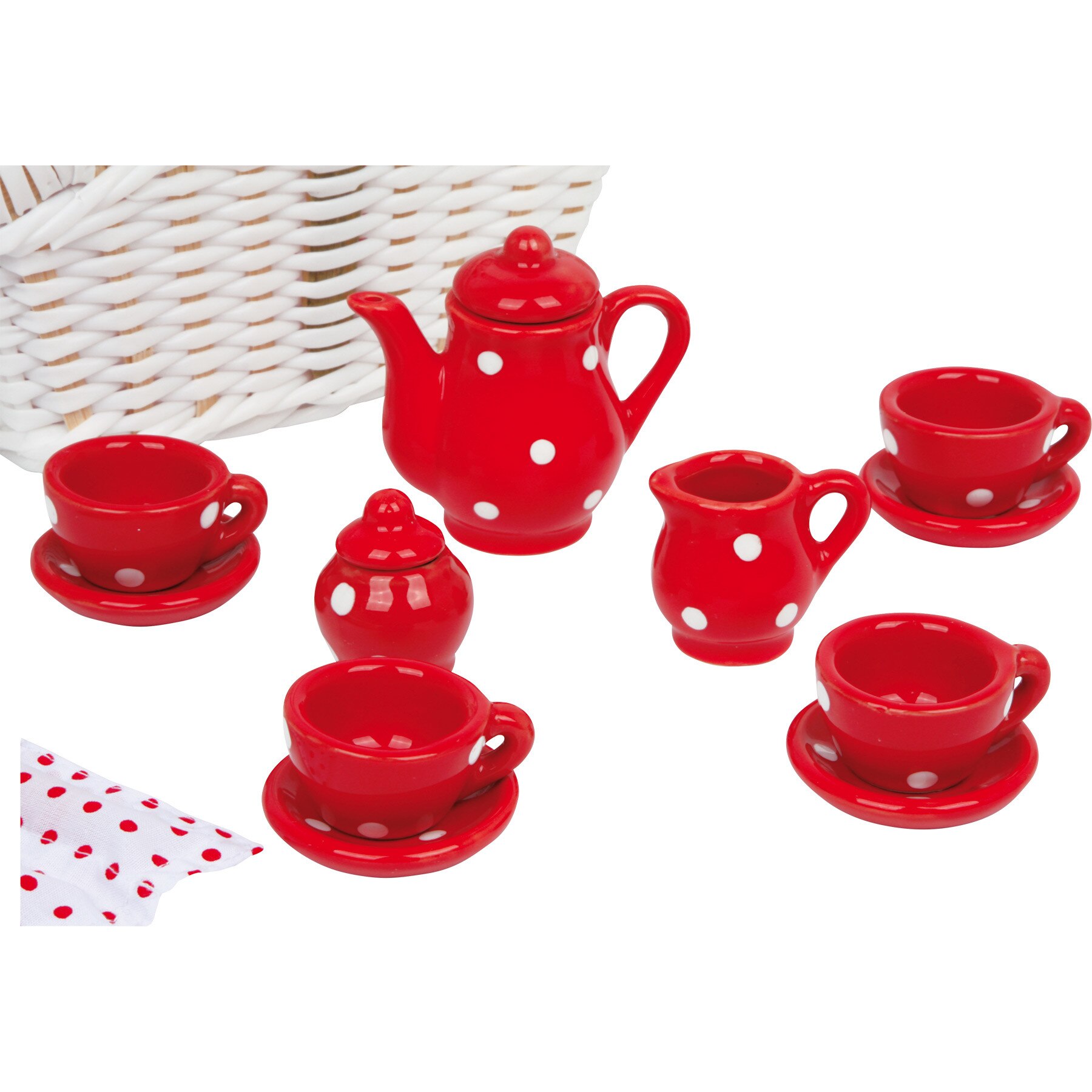 Cosulet De Picnic din ratan Tea Party - eMAG.ro