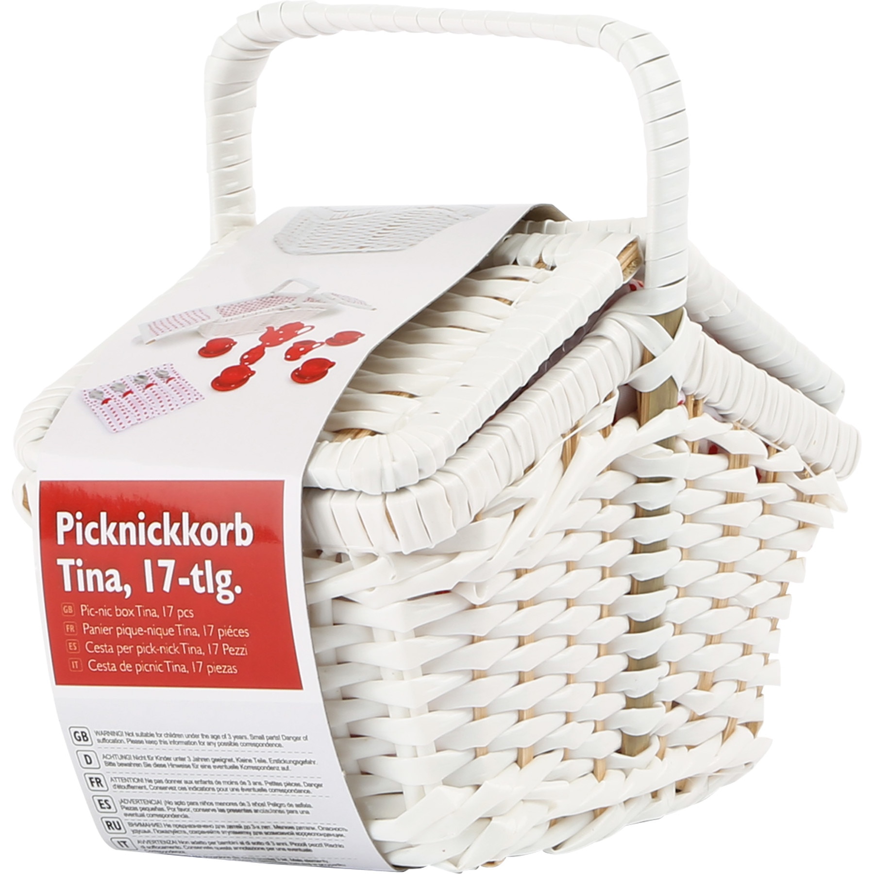 Cosulet De Picnic din ratan Tea Party - eMAG.ro