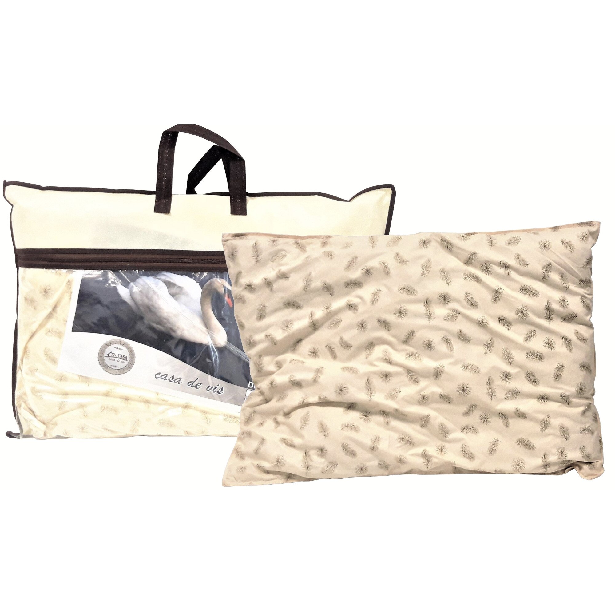 Set 2 perne 50x70 cu pene si puf natural de gasca Z-01S - eMAG.ro