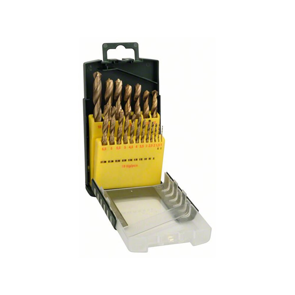 Set de exercitii Bosch, 19 bucati, HSS-TiN - eMAG.ro