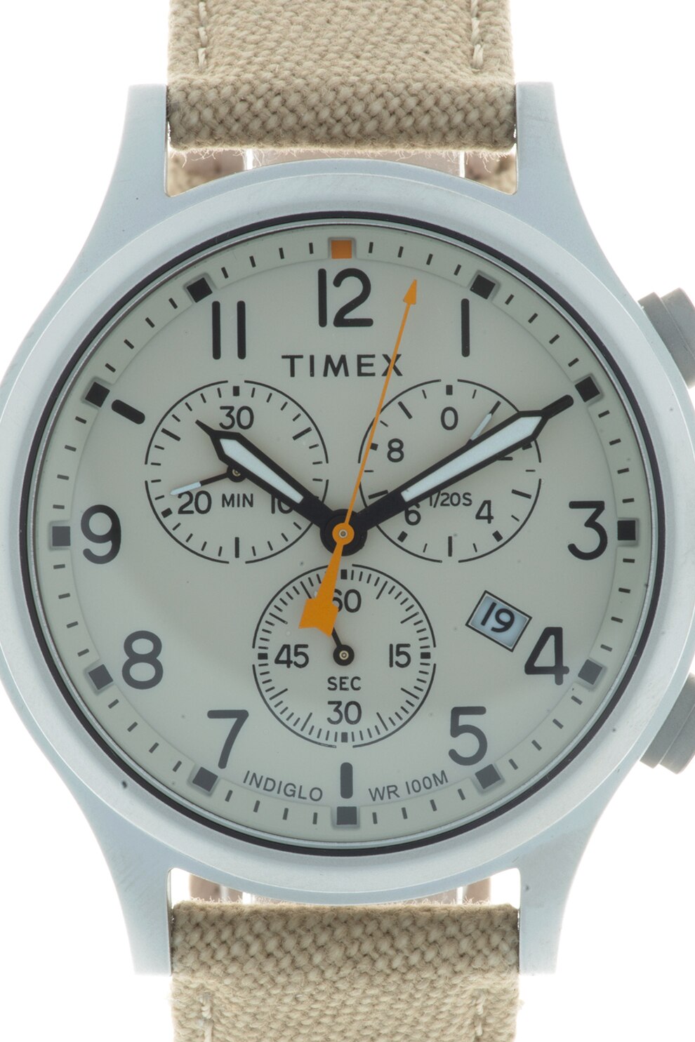Timex, Часовник с кожена каишка, Бежов - eMAG.bg