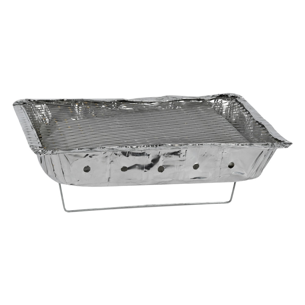 Gratar utilizare rapida, set barbeque, tava aluminiu, carbune, BBQ ...