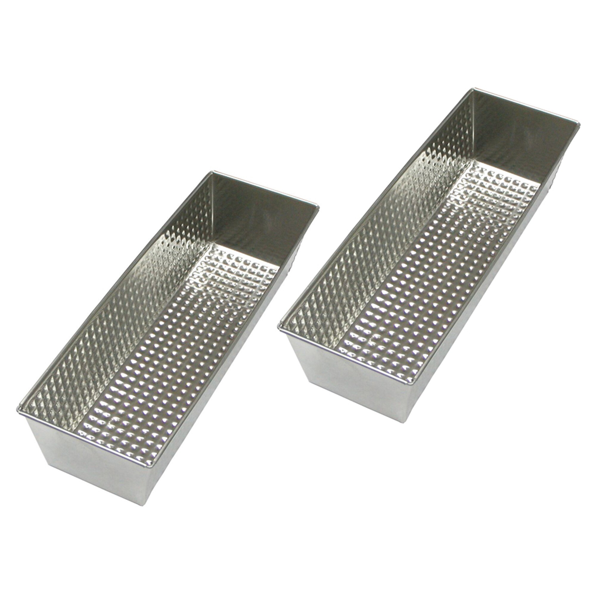 Set 2 tavi cozonac satinate, Vanora, model, 30 x 14 x 7 cm - eMAG.ro