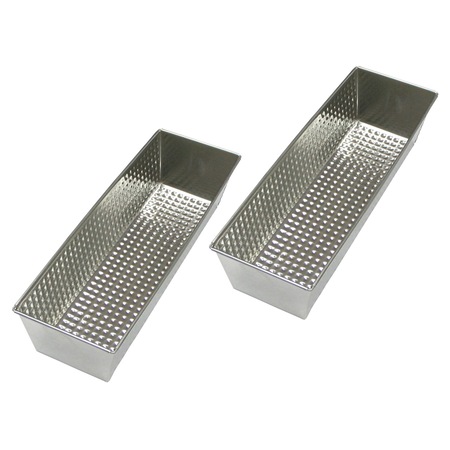 Set 2 tavi cozonac satinate, Vanora, model, 30 x 14 x 7 cm - eMAG.ro