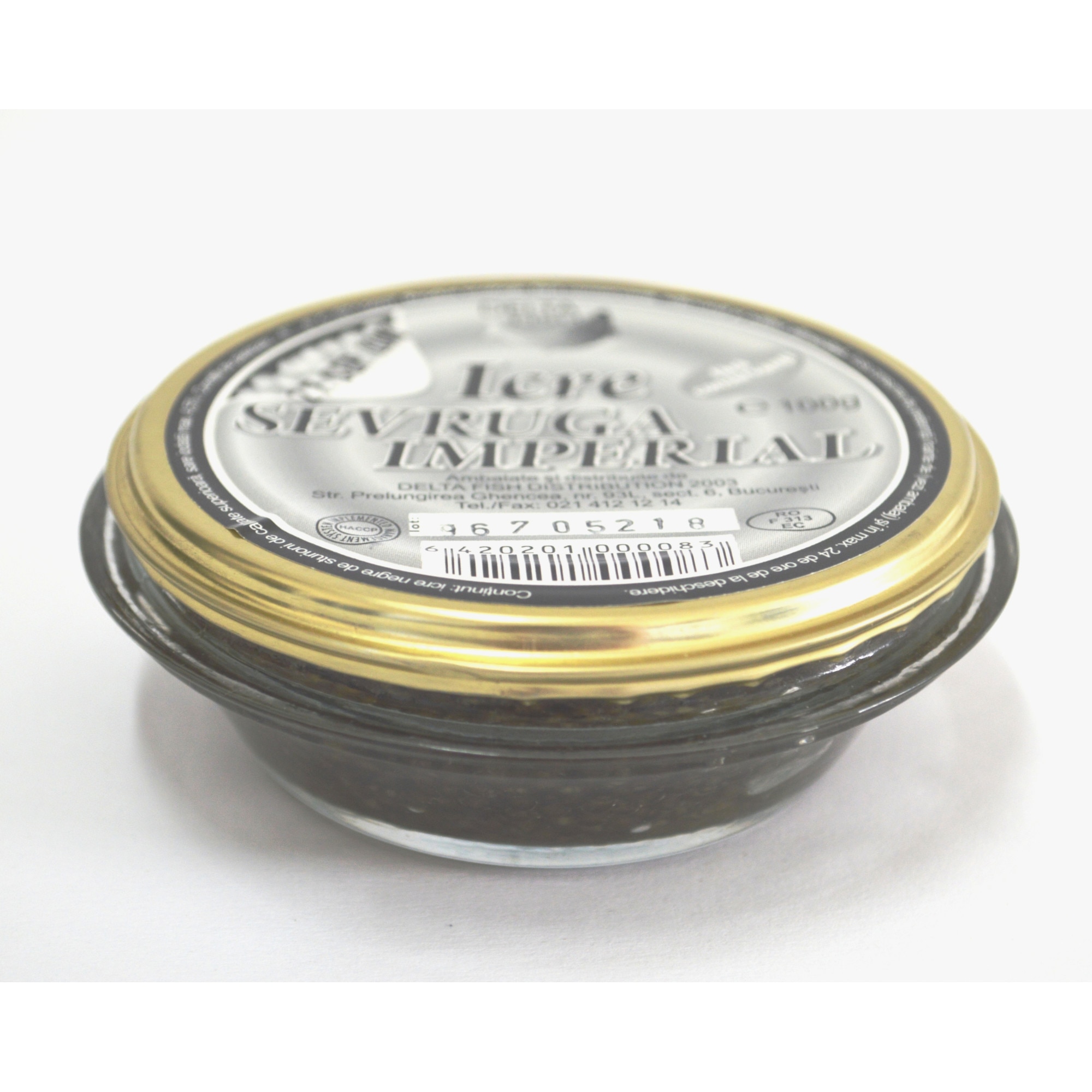 Icre Negre Caviar Imperial Sevruga,Delta Fish,100g - eMAG.ro