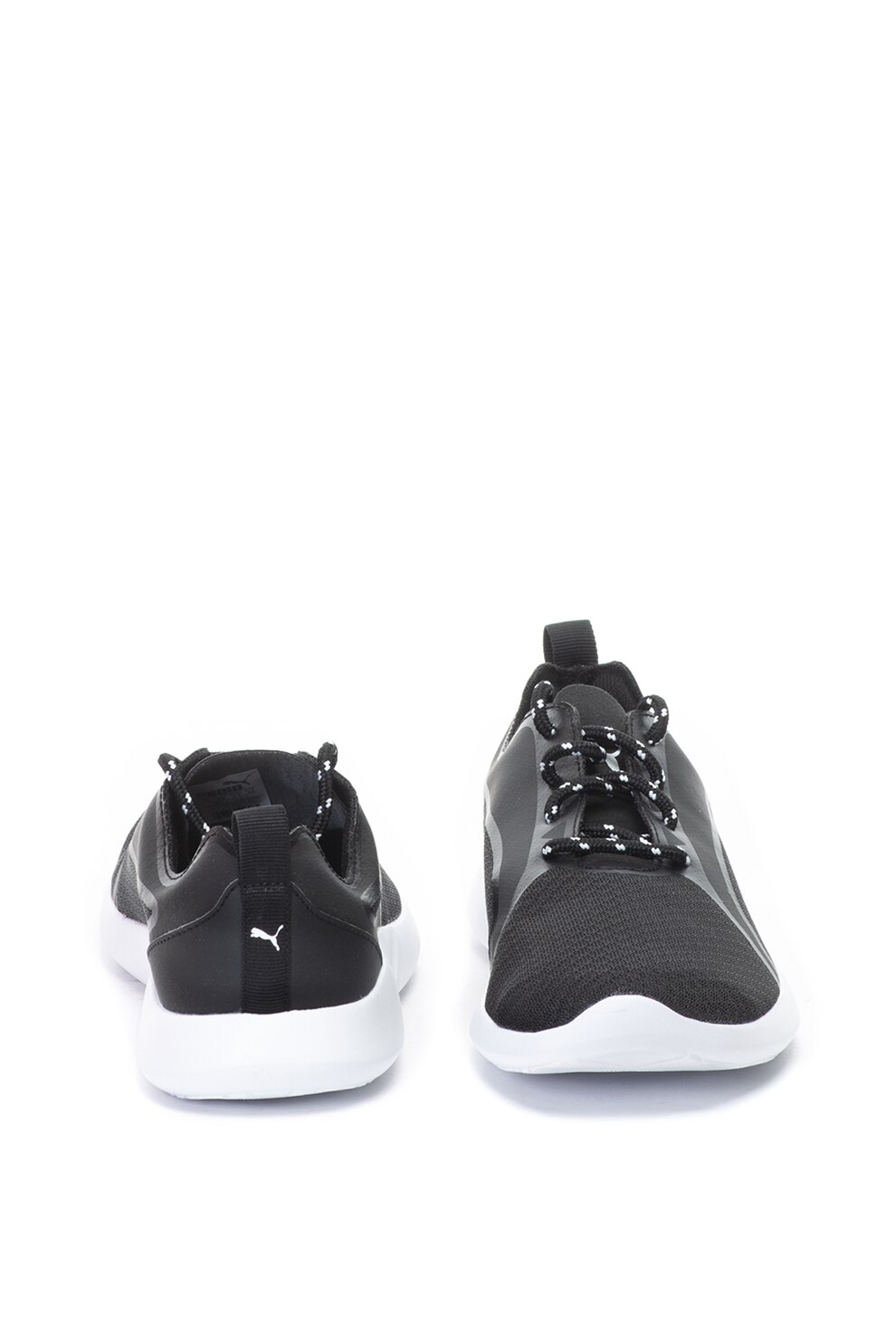 Puma, Спортни обувки Vega Evo с лого, Черен, 6 - eMAG.bg