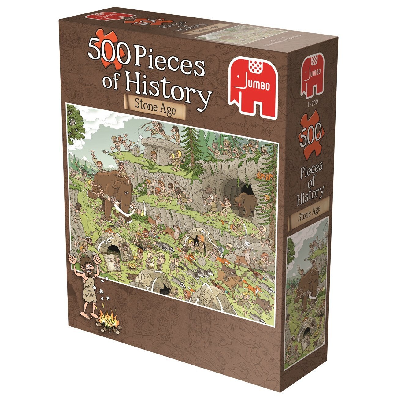 Puzzle Jumbo Rob Derks: Stone Age, 500 piese - eMAG.ro