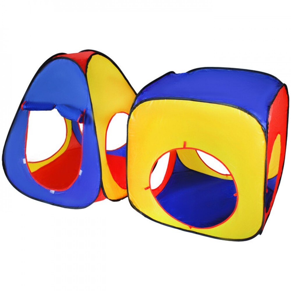 Ansamblu corturi 3 in 1 pentru copii - cort cub, iglu si tunel - eMAG.ro