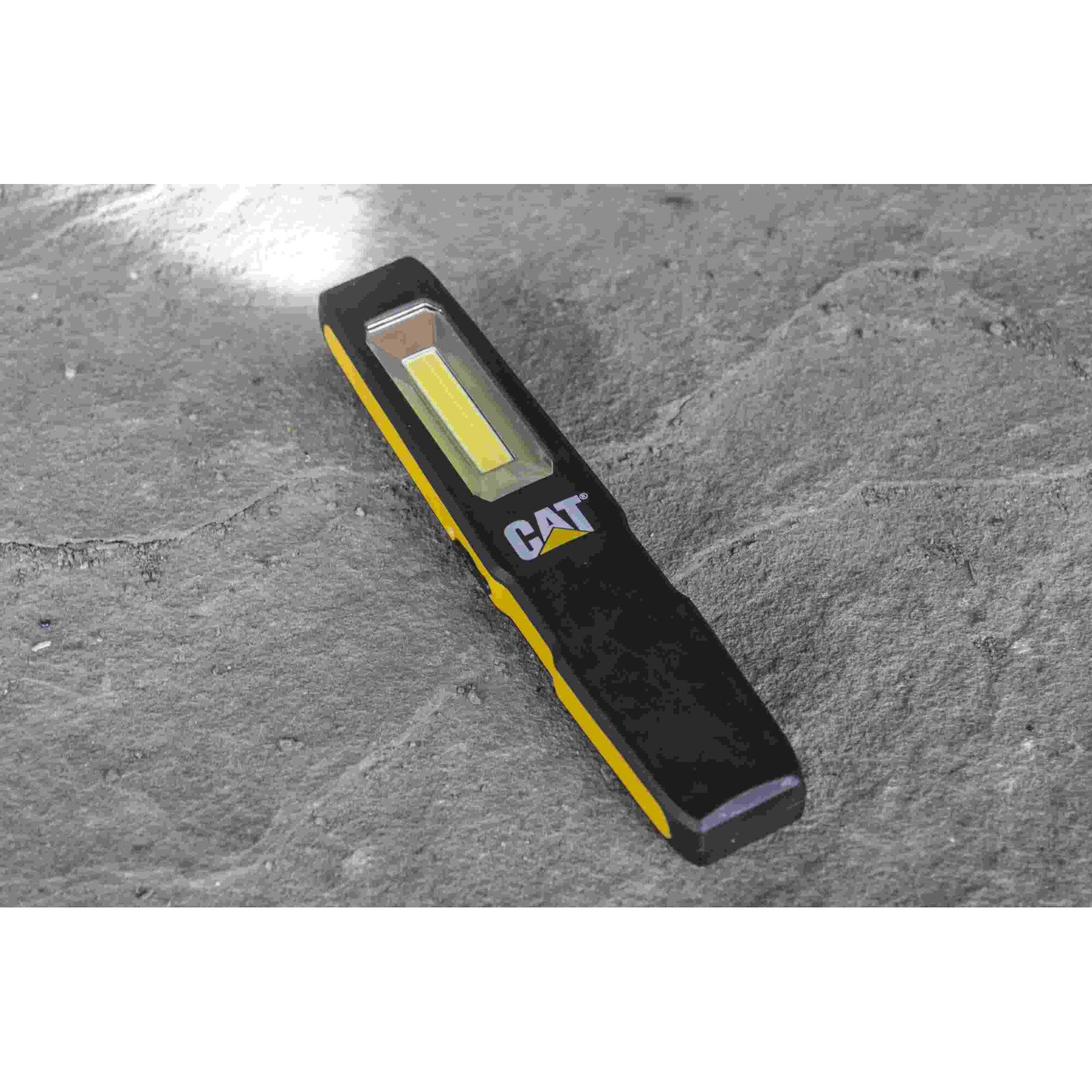 Lanterna telescopica CAT CT1205, LED, 100 + 175 lm, ABS, Negru/Galben ...