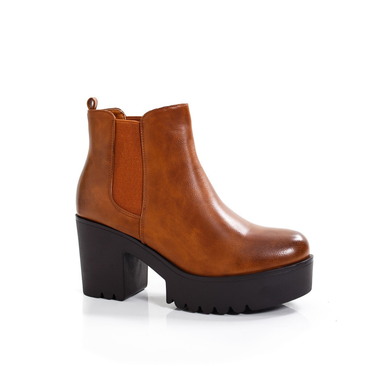 Botine dama, Hekin, Saanen Trade, 40, Piele Ecologica, Camel - eMAG.ro