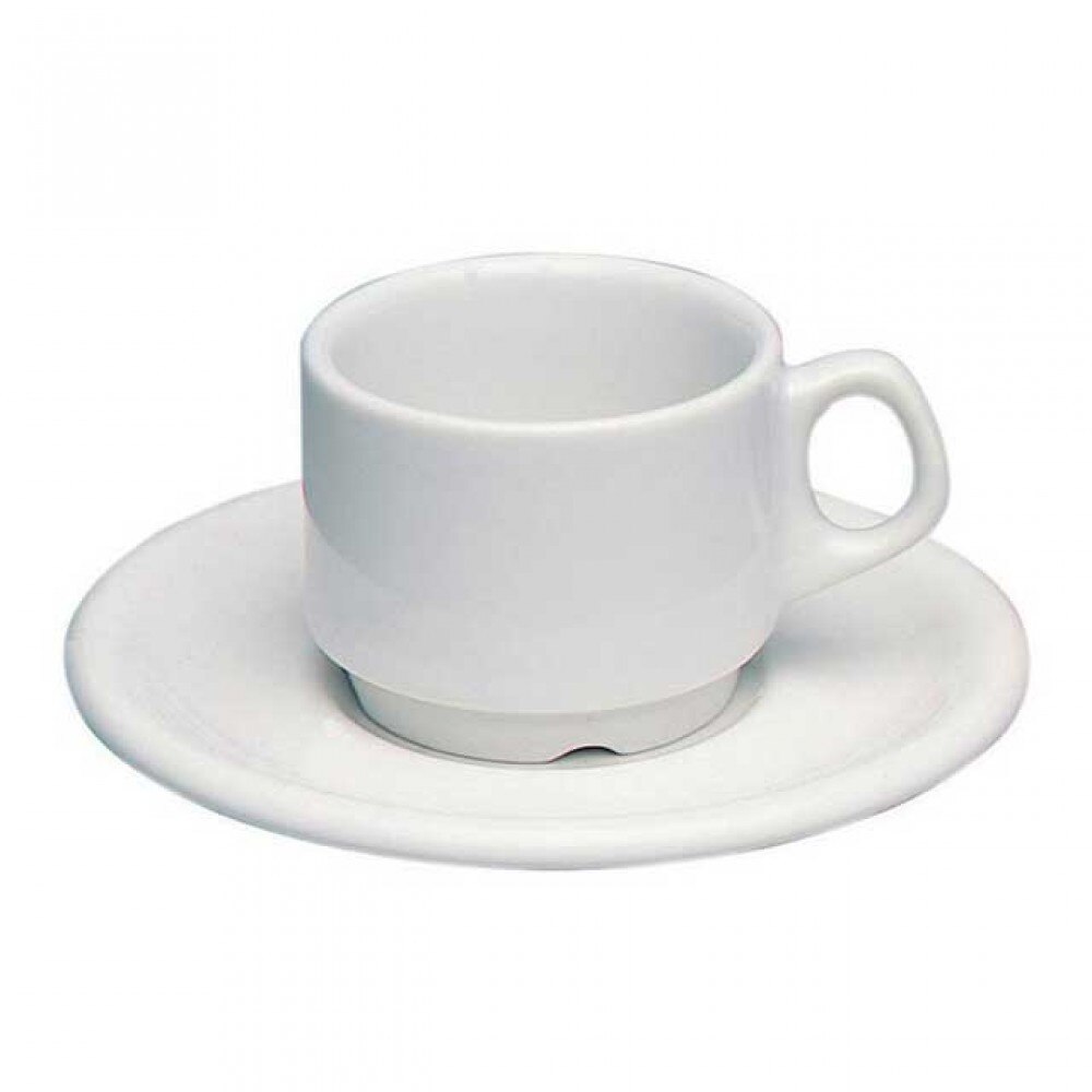 Set 24 cescute cu farfurie portelan roz Moratti, ideal pentru cafea ...