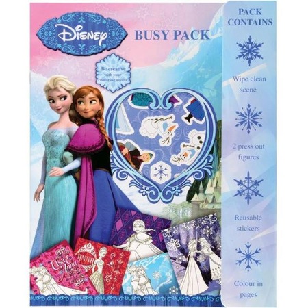 Disney, Busy pack. Set de colorat si stickere Frozen - eMAG.ro