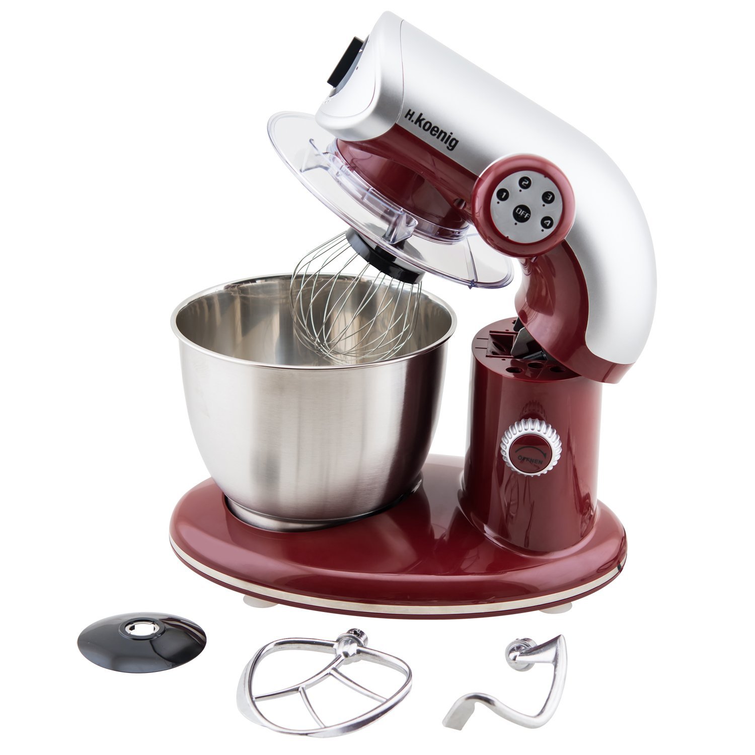 Mixer multifunctional de bucatarie H.Koenig, KM80, capacitate mare 5.5 ...